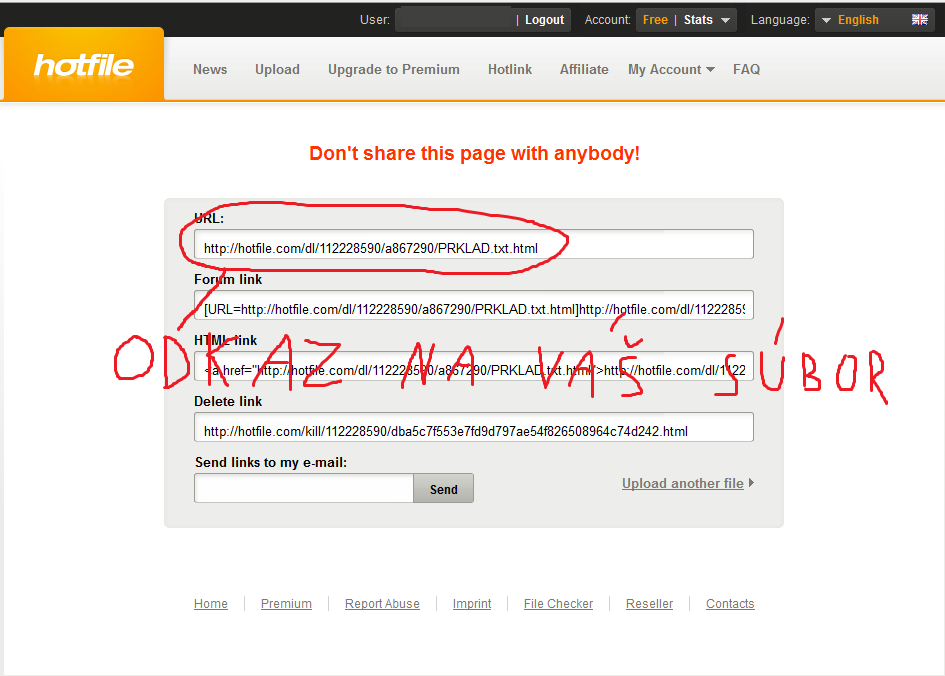 Ako uploadovať na HotFile :: Zarábanie uploadingom